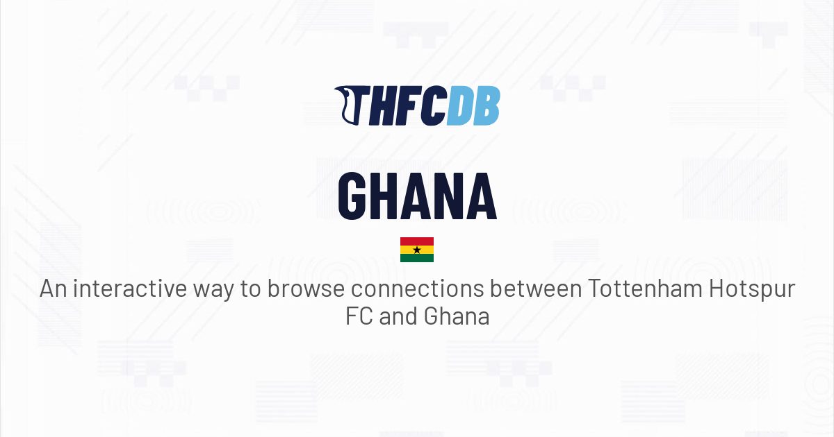 Tottenham Hotspur & Ghana: People