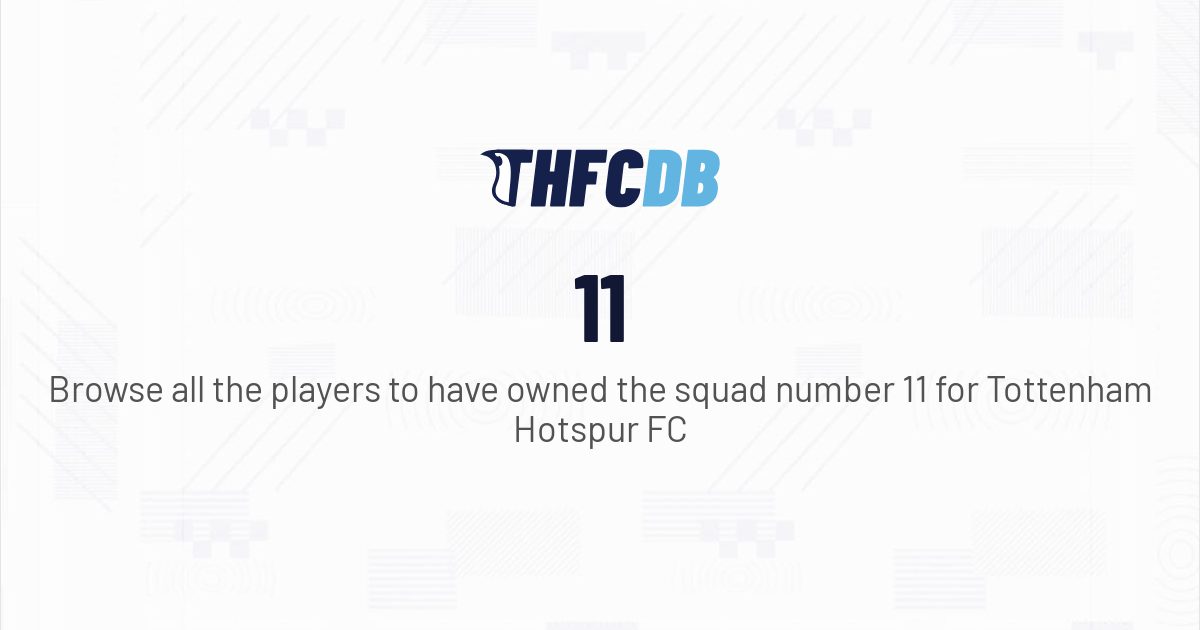 Number 11 – Spurs Players