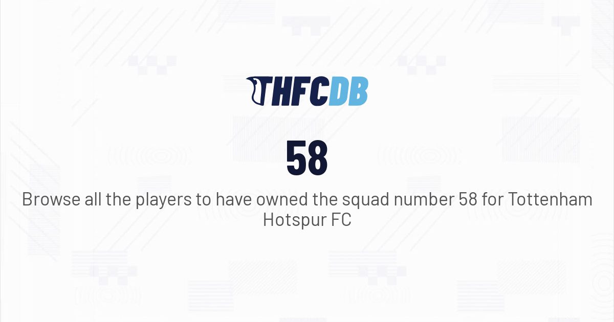 Number 58 – Spurs Players