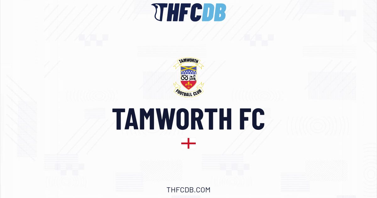 Tamworth FC and Tottenham Hotspur - Matches