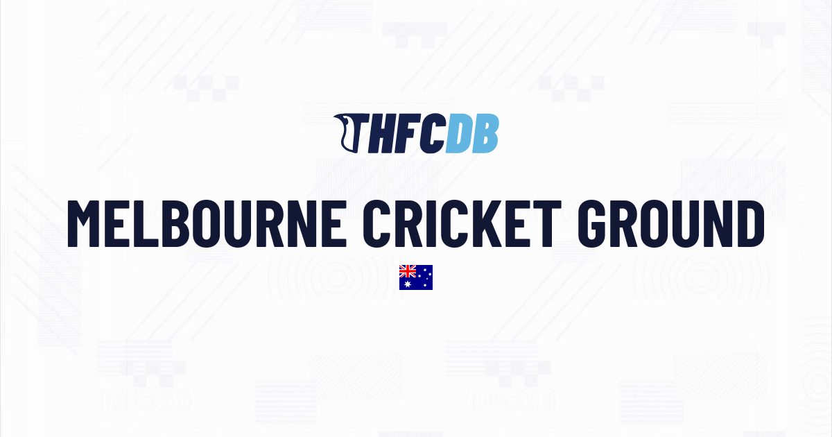 Tottenham Hotspur & Melbourne Cricket Ground